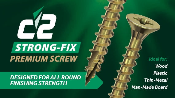 C2 Strong Fix Premium Woodscrews – Ultimate Strength & Grip – Next Day ...